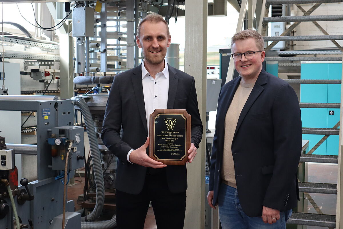 Best Paper Award am KTP | Fakultät für Maschinenbau
